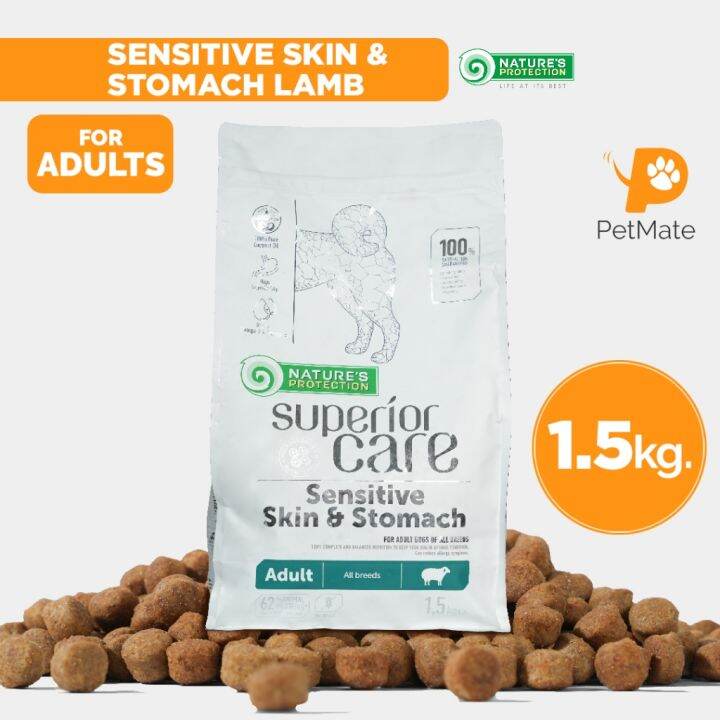 Nature's Protection Sensitive Skin and Stomach All Breed Adult Dry Dog ...