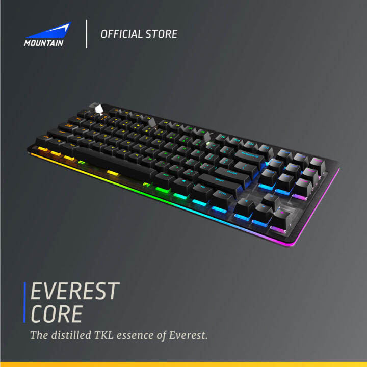 MOUNTAIN Everest Core Gaming Keyboard – US ANSI - Midnight Black | Lazada