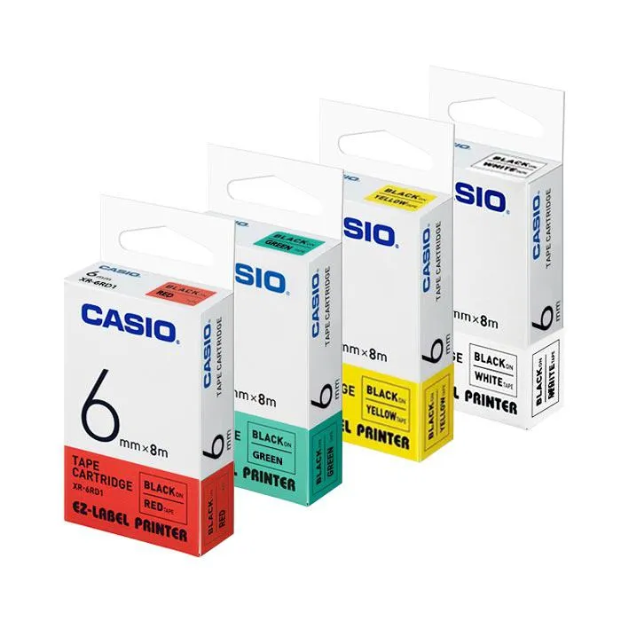 Casio Ez-Label Tape Cartridge - 6mm | Lazada