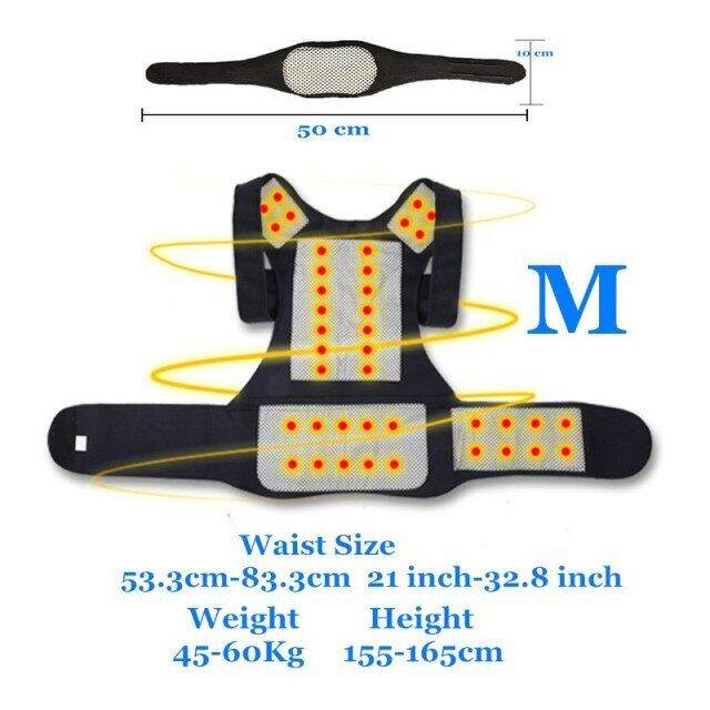 Adjustable Tourmaline Self Heating Vest Magnetic Therapy Body Massage ...