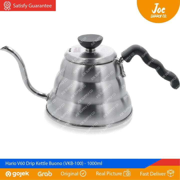 Hario V60 Drip Kettle Buono VKB-100 1000ml / Coffee Kettle 1 L / Teko Kopi Leher Angsa | Lazada ...