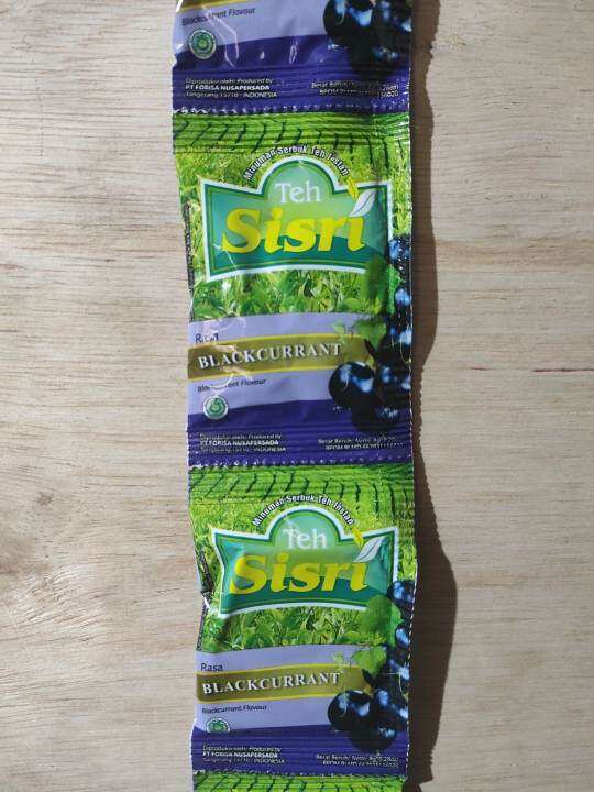 TEH SISRI BLACKCURANT 1 RENCENG 10 SACHET | Lazada Indonesia