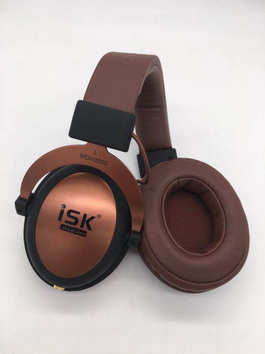 （HOT)ISK MDH8500 Genuine Headphone HIFI Stereo Fully Enclosed Dynamic Earphone Professional ...