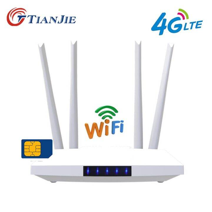 TIANJIE LM321 3G 4G LTE Cat4 Wifi Router Hotspot Unlocked Sim Card ...