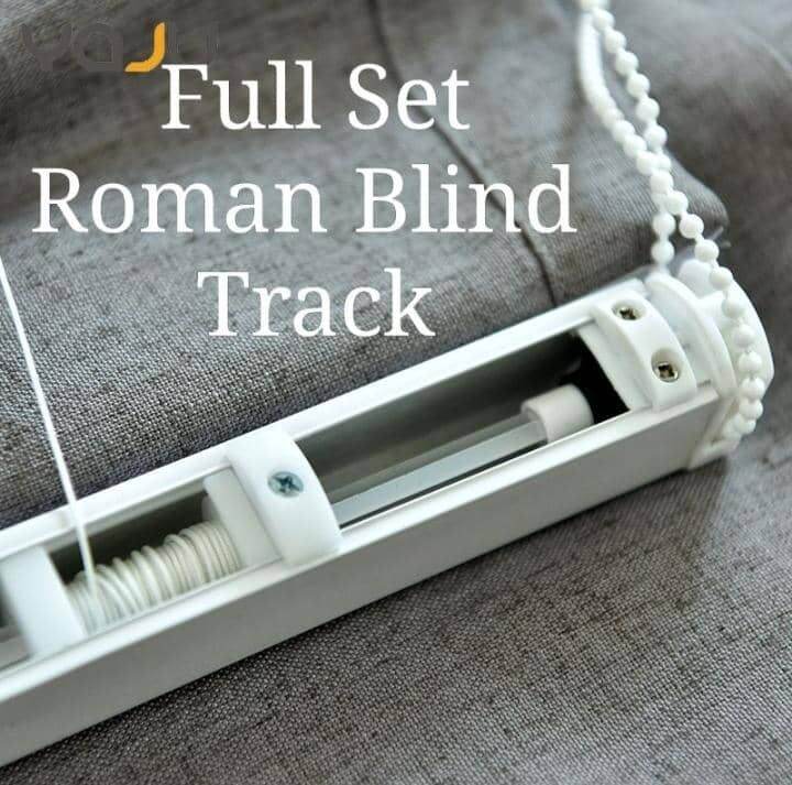 [READY STOCK] Roman Blind Track FULL SET / Bidai Roman | Lazada