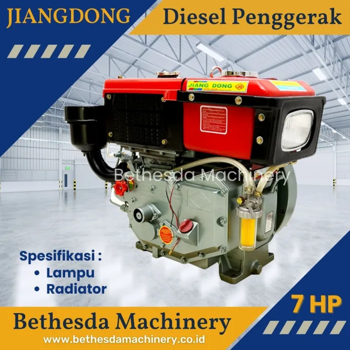 Mesin penggerak solar diesel 7hp Jiang dong radiator lampu | Lazada Indonesia
