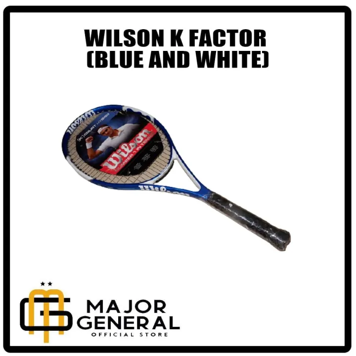 WILSON K FACTOR TENNIS RACKET (BLUE AND WHITE) | Lazada PH