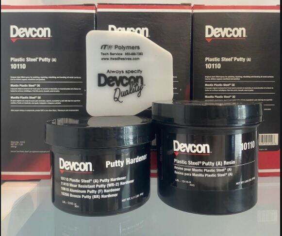 GENUINE DEVCON 10110 PLASTIC STEEL PUTTY (A) (454G) (1LB) | Lazada