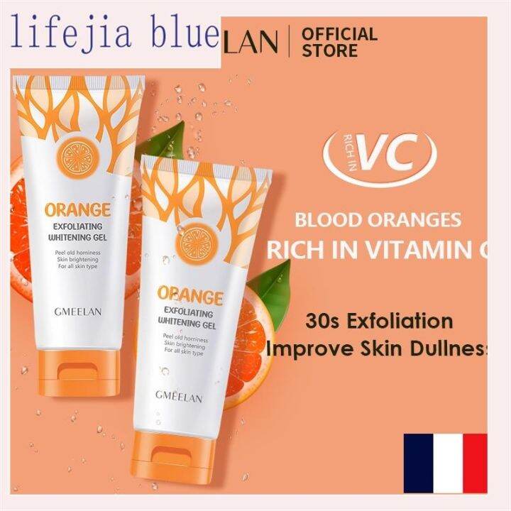 GMEELAN Bleaching Whipped Scrub Facial Body Exfoliating Gel Whitening ...