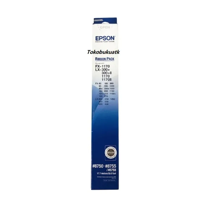 Refill Pita Printer Epson LX 300 ORI, Pita Printer Epson 8758 Asli ...