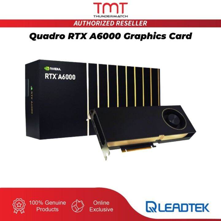 TMT Leadtek Quadro RTX A6000 48GB GDDR6 ECC 384Bit Graphics Card ...