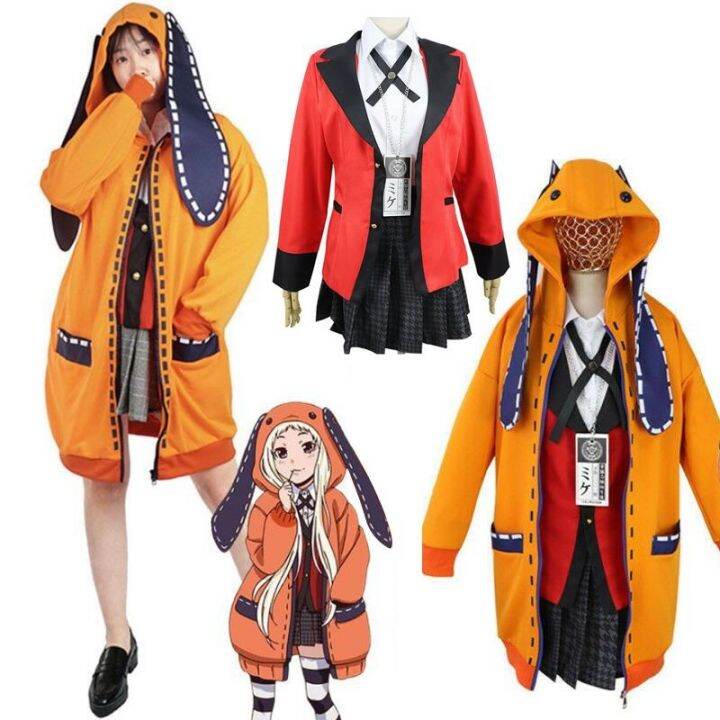 Anime Kakegurui Cosplay Costume Figure Yomotsuki runa Cosplay Rabbit ...