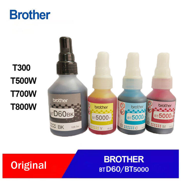 หมึกเติม Brother BTD60 Bk BT5000 C/M/Y ของแท้ 100% : DCP-T310,DCP-T510W ...