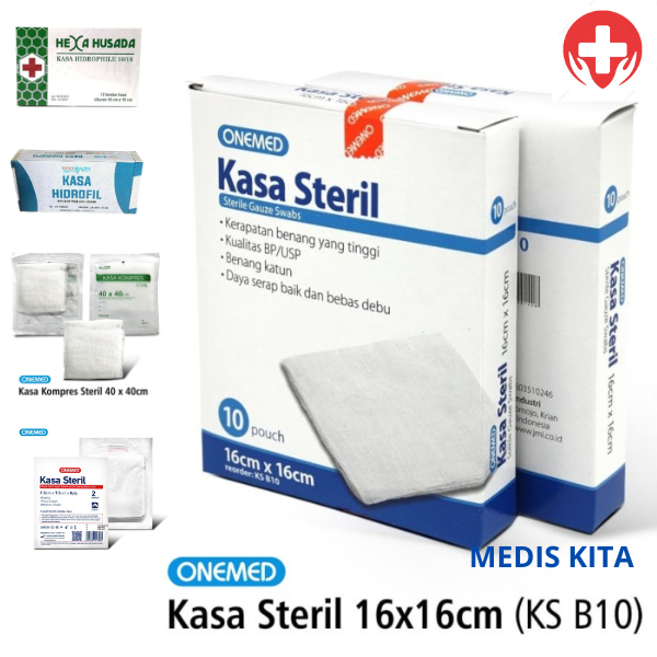 Kain Kasa Steril 16x16 Onemed Masker | Lazada Indonesia