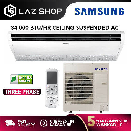 Samsung 34,000 Btu/hr Inverter Ceiling Suspended Air Conditioner ...