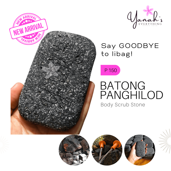 (OVAL Shape) Batong Panghilod (Body Stone Scrub) / Pantanggal ng Libag ...