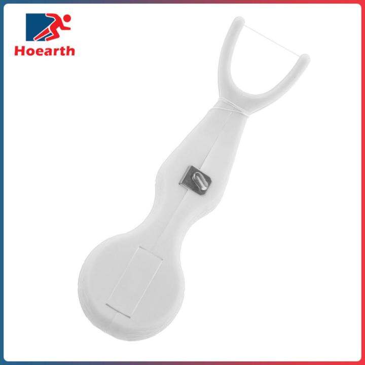 Hoearth Reusable Interdental Brush Floss Holder Bar Wand with 30 Meter ...
