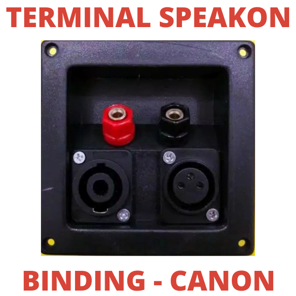 TERMINAL BOX SPEAKER SPIKON CANON BINDING POST SPEAKON KOTAK SEGI BIDING 2 PIN 2PIN MONO KANON ...