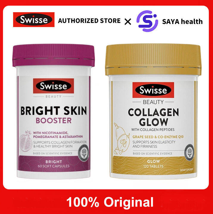 Swisse Beauty Combo Beauty Bright Skin booster 60 Capsules with ...
