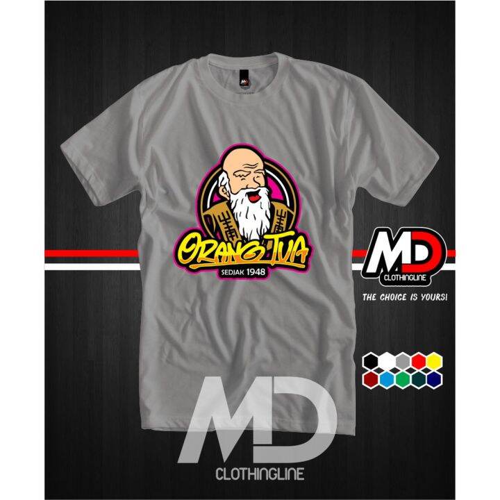 Kaos Cap Orang Tua New Edition Premium Quality -MD Clothing | Lazada Indonesia