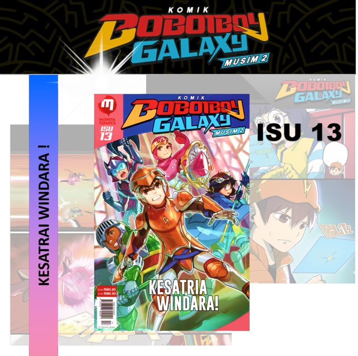 Komik BoBoiBoy Galaxy Musim 2 : Isu 13 “KESATRIA WINDARA!” Terbaru Isu | Lazada