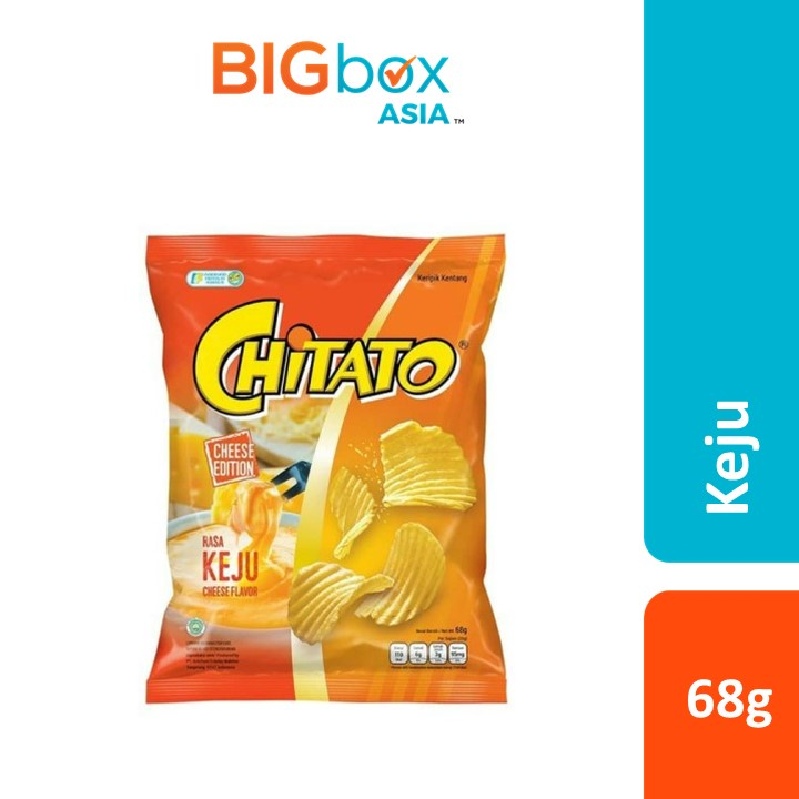 Chitato Snack Keripik Kentang Keju 68gr (EXP: 4 Juni 2023) | Lazada ...