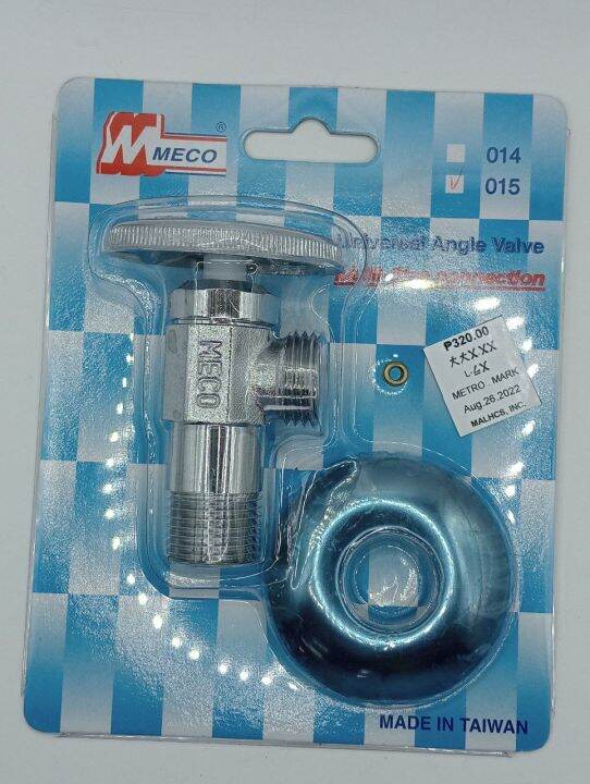 Meco Universal Angle Valve 1/2 inch #015 | Lazada PH