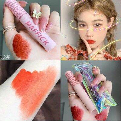 MAFFICK MF042(ใหม่/แท้)ลิปเนื้อซอฟท์ทินต์ เนื้อกำมะหยี่ เนื้อนุ่มละมุน ...