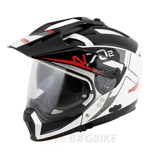 Nolan N70-2 X Bungee Flat White (สีเงา) | Lazada.co.th