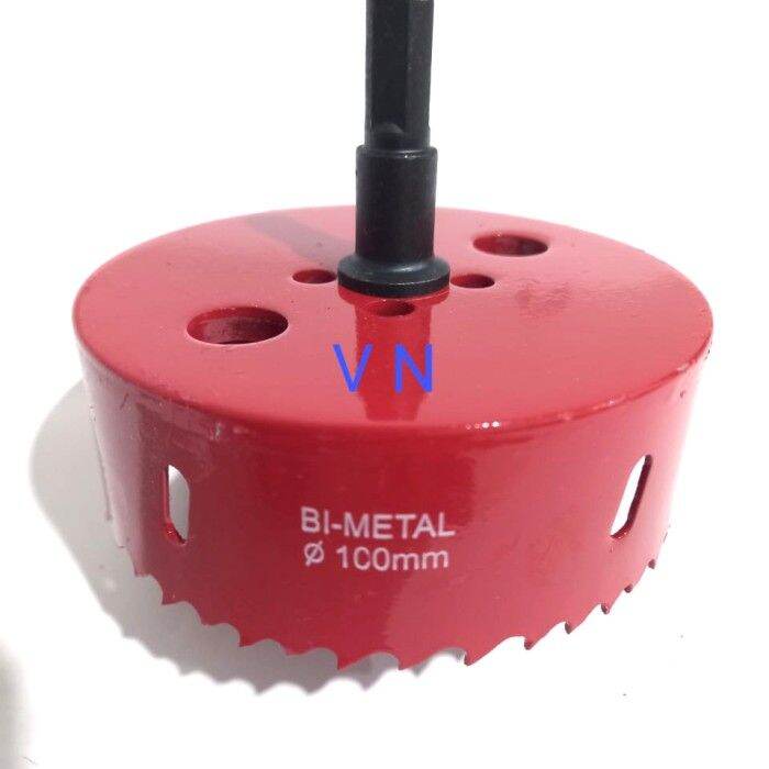 Hole Saw 100 mm/Mata Bor Pembolong Kayu/Triplek/Plastik PVC | Lazada ...