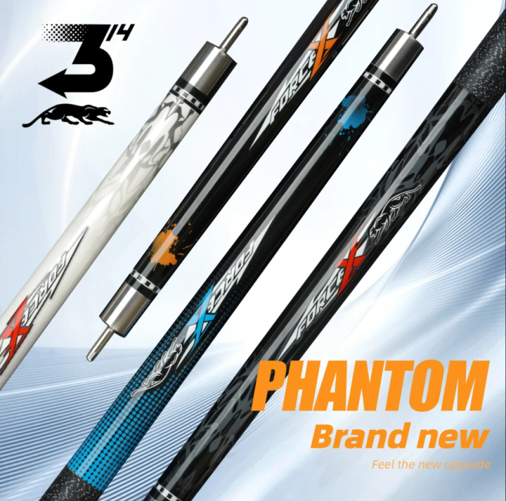 PREOAIDR 3142 Phantom Billiard Pool Cue 10mm 11.5mm 13mm Tip Uni-lock ...