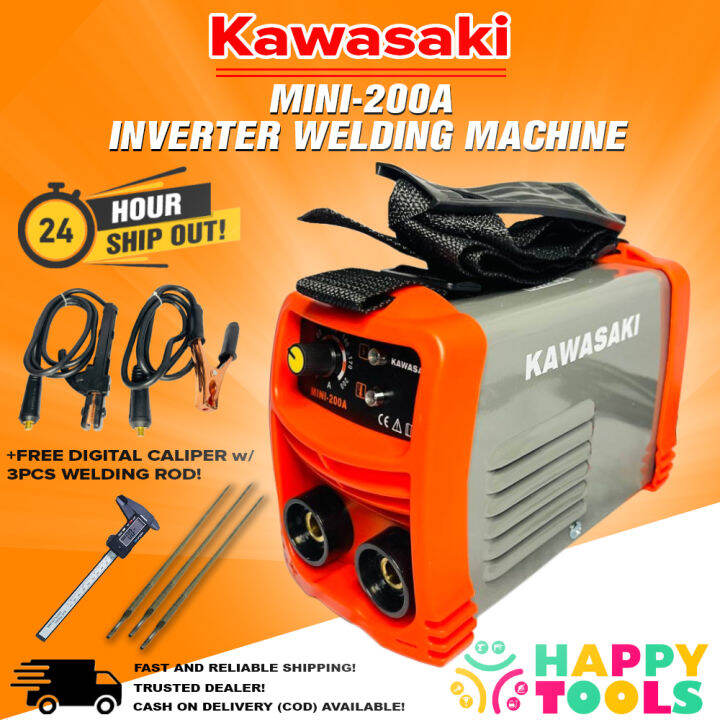 Kawasaki Inverter ARC Welding Machine MINI-200A +Digital Caliper with ...