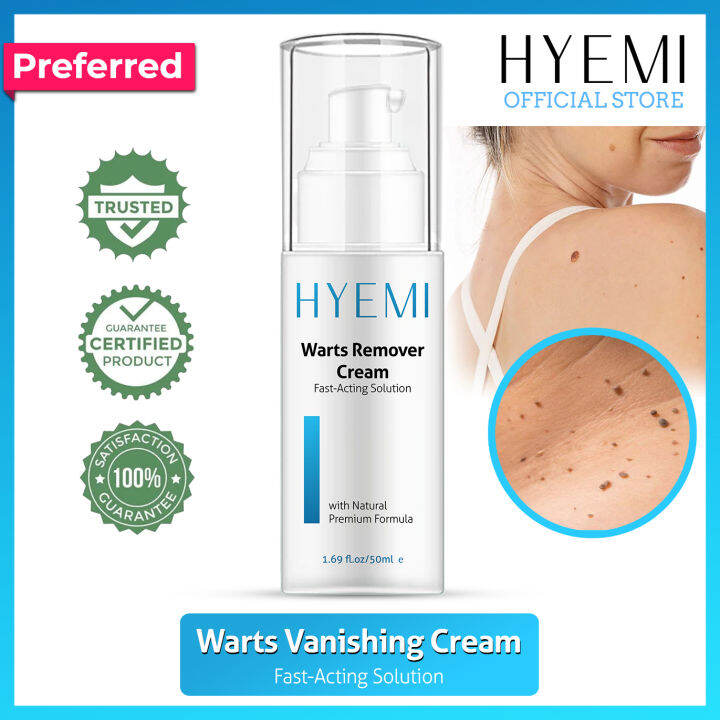 Hyemi Fast-acting wart remover cream Effective wart removal: Wart ...