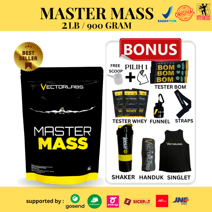 VECTORLABS MASTER MASS 2 LBS LB MASS GAINER | Lazada Indonesia