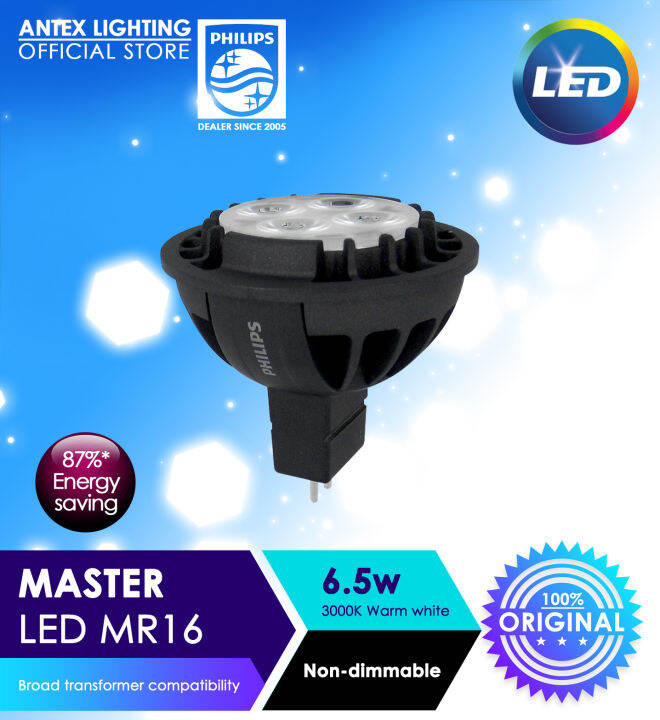 6.5w LED Mr16 Master Philips Bulb 2700K 36D | Lazada PH