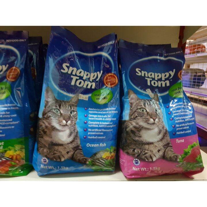Snappy Tom Cat Food / Dry Food / Pet Food 1.5kg | Lazada