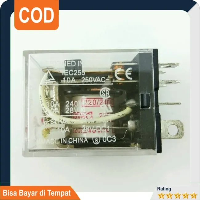 relay 8 pin 10a 220vac LY2N | Lazada Indonesia