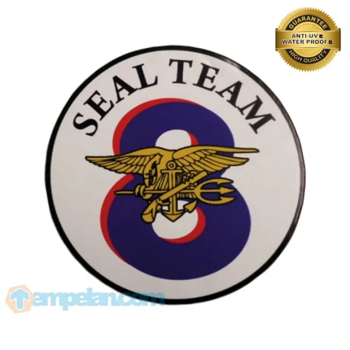 STIKER SEAL TEAM 8 EIGHT | Lazada Indonesia