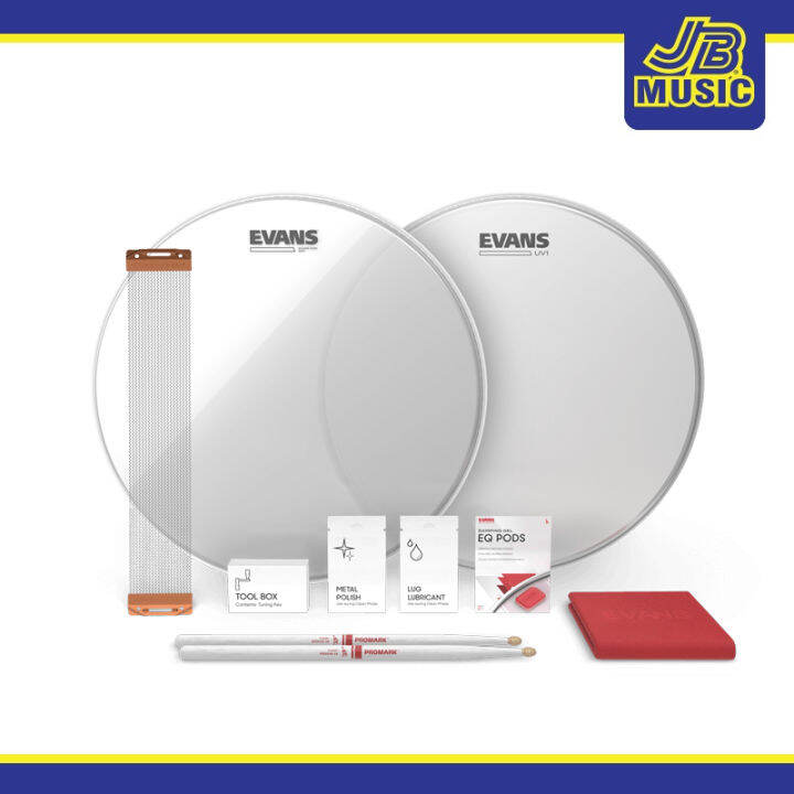 Evans UV1 ESTUK-13UV1-1 13" Snare Tune Up Kit | Lazada PH