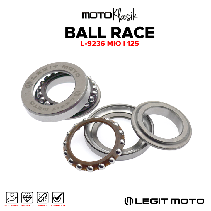 LEGITMOTO GENUINE STEERING BEARING / BALL RACE SET FOR XRM, TMX 155 ...