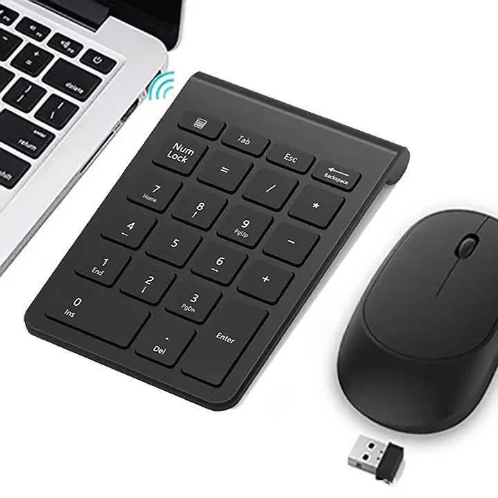 2.4G Wireless Digital Key Mouse Set Wireless Digital Keyboard Wireless ...