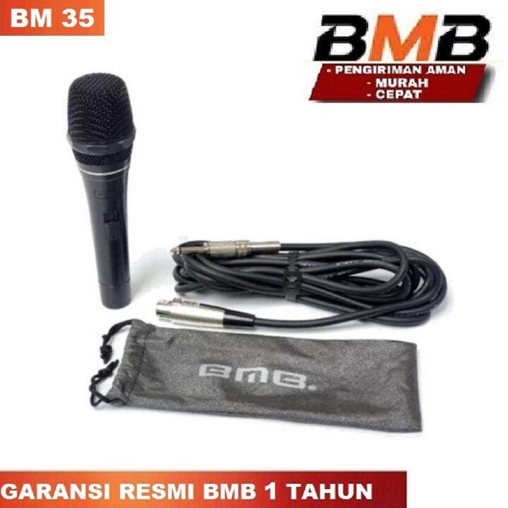 Mic BMB BM-35 Microphone Kabel Mikrofon Cable / Mik Karaoke Mix Asli ...