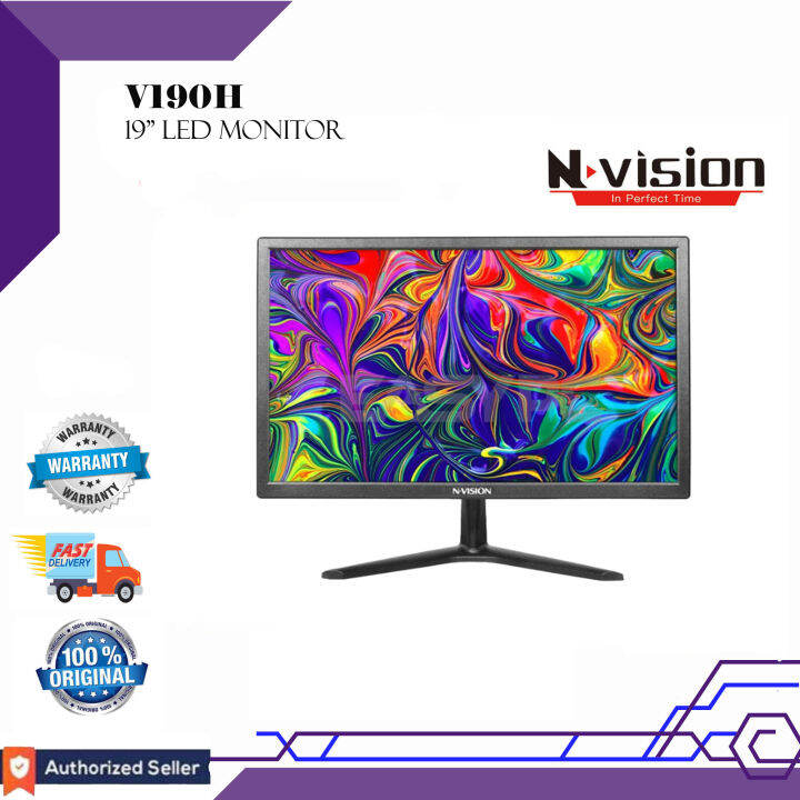 Nvision V190H 19" 60hz, 1440 X 900 Resolution, HDMI+VGA LED Monitor ...