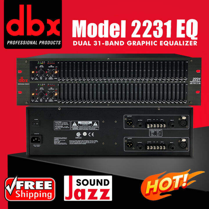 GRAB THIS !!! JAZZ SOUND DBX Graphic Equalizer 2231 20 SERIES Equalizer Limiter with Type III ...