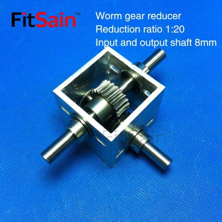 Fitsain-1 To 20 Worm Gear Reducer Metal Gearbox Reducer High Torque ...