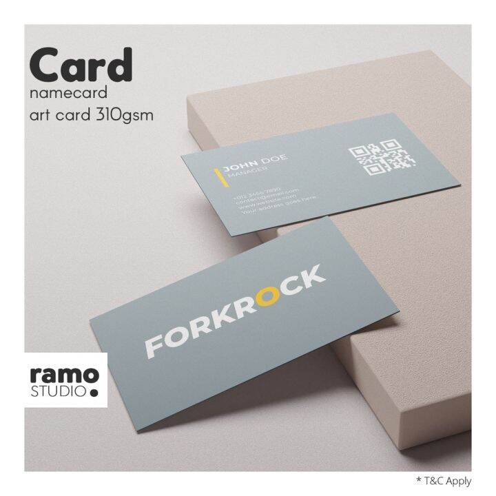 Business Card\ Name Card\ Loyalty card (310gsm Artcard) Custom Your Own ...