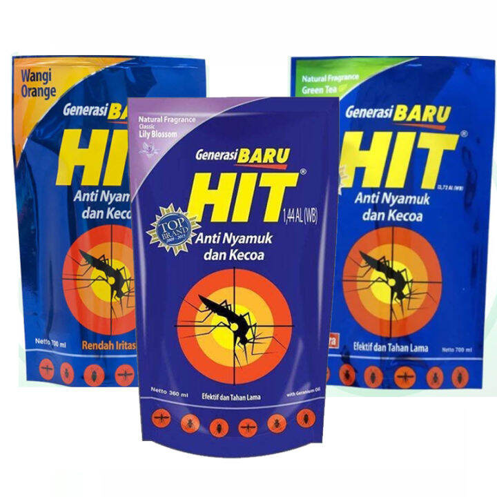 (Refill) Hit Liquid Pouch - Anti Nyamuk Dan Kecoa | Lazada Indonesia