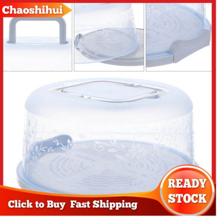 Chaoshihui Wedding Cheese Cakes Cake Box Clear Handle Cake Case Clear ...