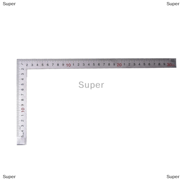 Super Stainless Steel 15x30cm 90 Degree Angle Metric Try Mitre Square ...