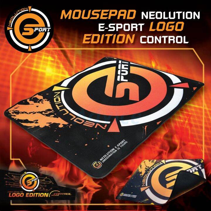 Gaming Mousepad แผ่นรองเมาส์ลาย Logo Edition เย็บขอบ | Lazada.co.th